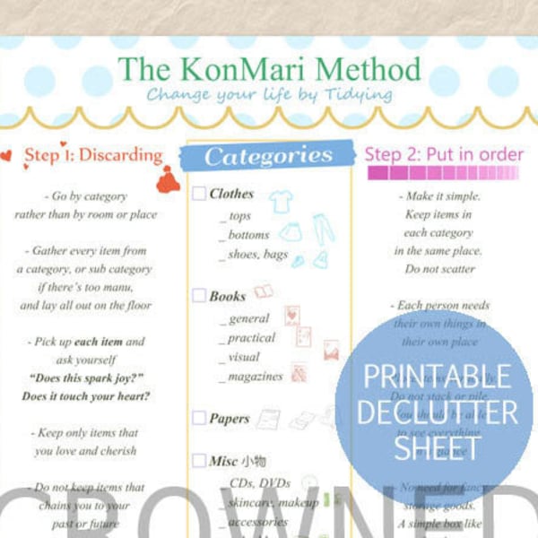 Konmari Etsy