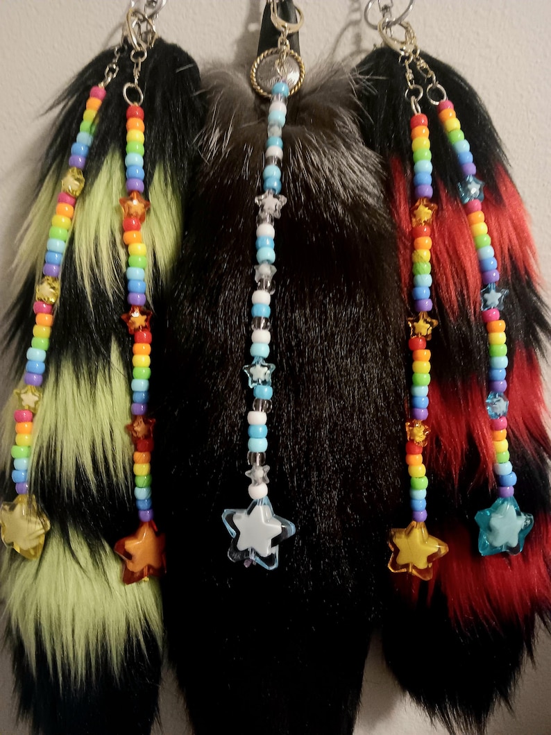 Tail Keychain Charms *TAIL NOT INCLUDED* - Etsy