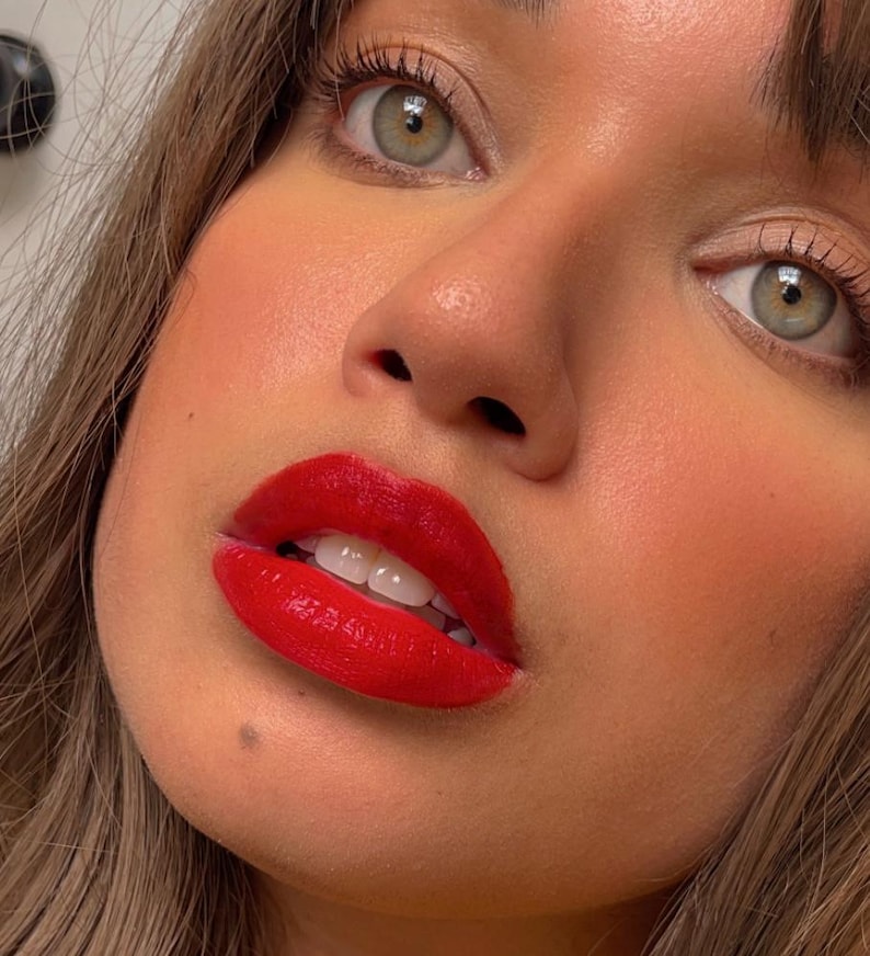 Vampire Lip Stain – Long Lasting Lip & Cheek Tint, Blood Red Water Tint ...