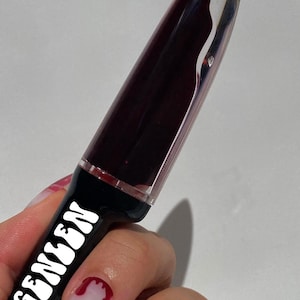 Vampire Lip Stain – Long Lasting Lip & Cheek Tint, Blood Red Water Tint ...