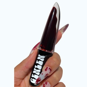 Vampire Lip Stain – Long Lasting Lip & Cheek Tint, Blood Red Water Tint ...