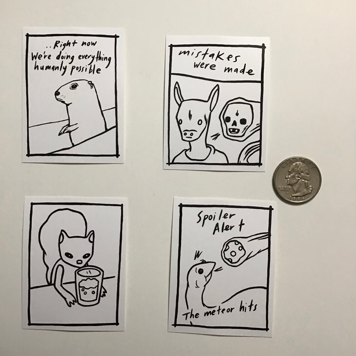 Spoiler Alert 4 Piece Sticker Pack | Etsy