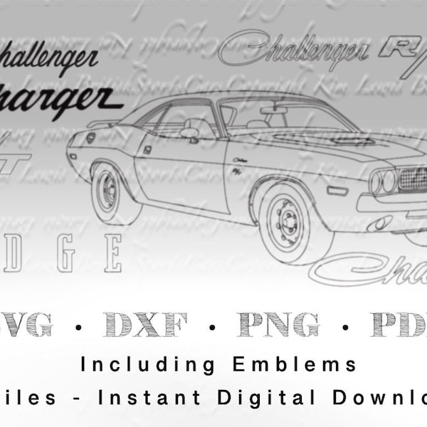 Dodge R/t Emblem - Etsy UK