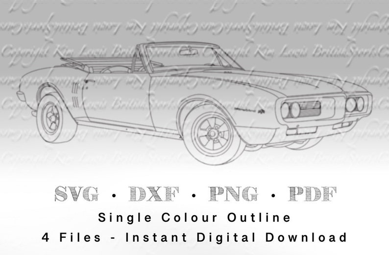 1967 Pontiac Firebird 236 - Incl. Emblems - Etsy