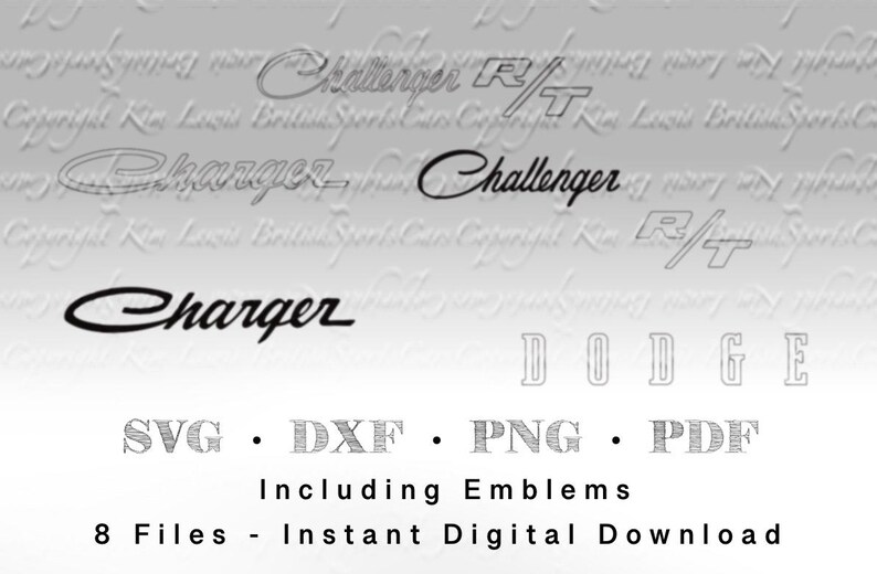1970 Dodge Challenger R/T - Incl. Emblems - Etsy