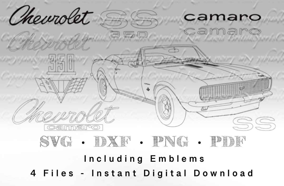 1967 Chevrolet Camaro - Incl. Emblems - Etsy