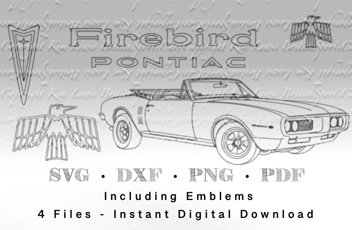1967 Pontiac Firebird 236 - Incl. Emblems - Etsy
