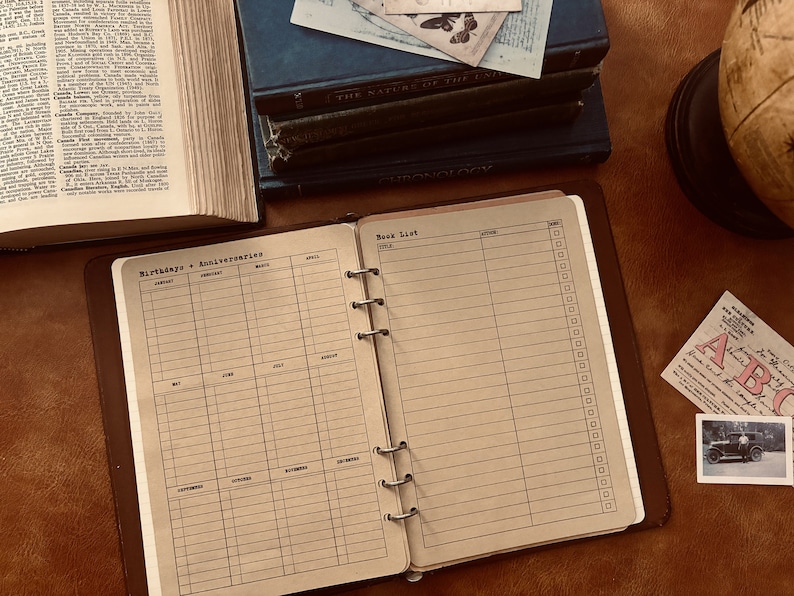 Printable Book List Template Book Journal Reading Log Digital Book ...