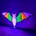Bat Infinity Mirror Light 16x7 With Stand - Halloween LED Tabletop ...