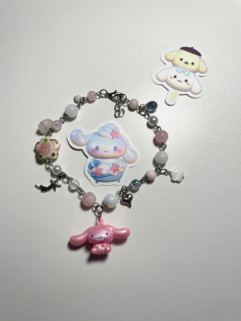 Cinnamoroll Charm Bracelet - Etsy