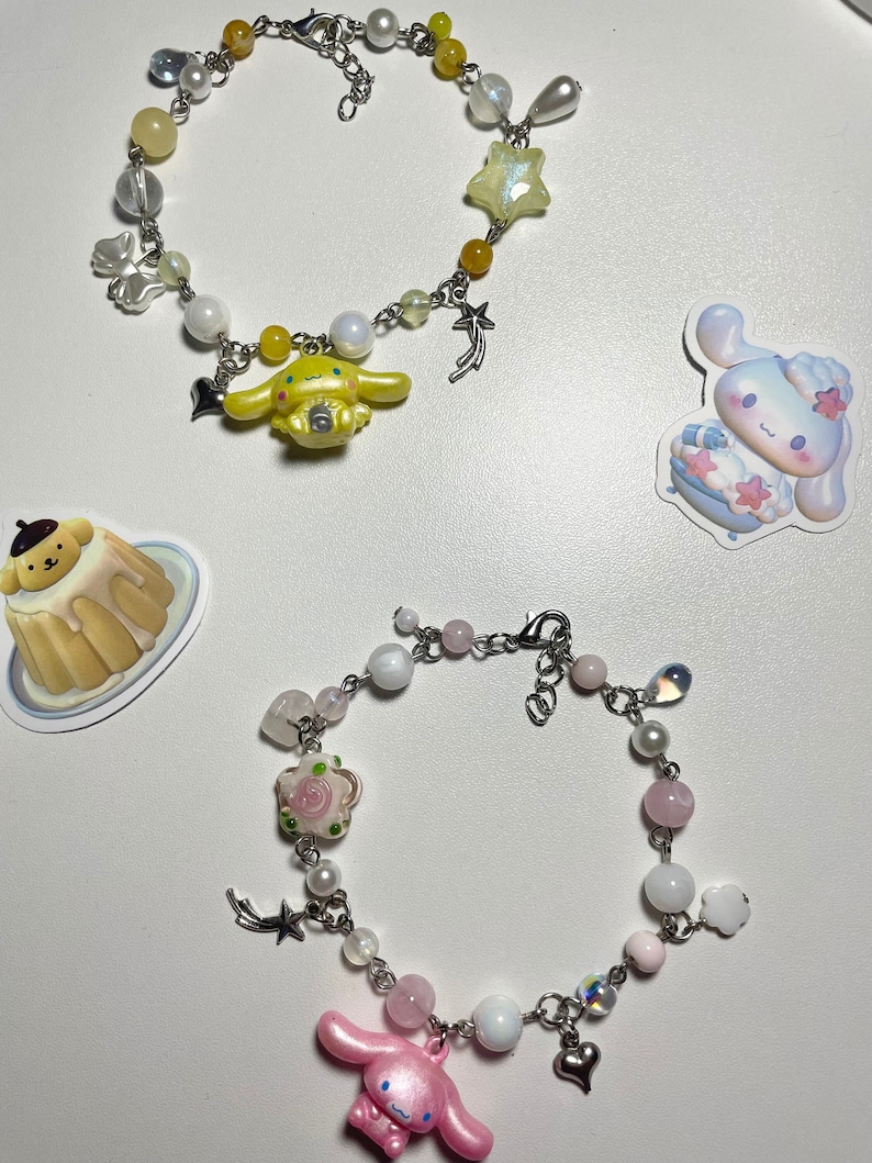 Cinnamoroll Charm Bracelet - Etsy