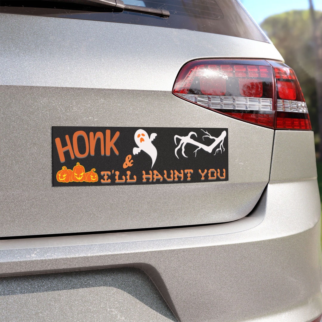 Funny Car Magnets Halloween Car Decor Spooky Vehicle Magnets Prank ...