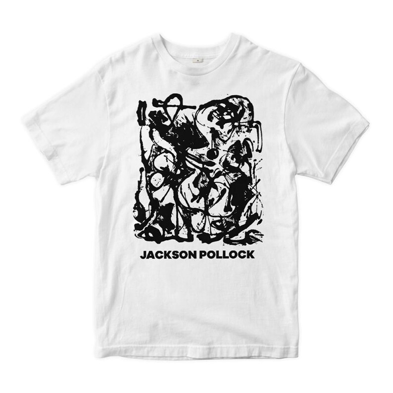 Jackson Pollock Art Painting T-shirt, Men's and Women's Sizes (POL ...