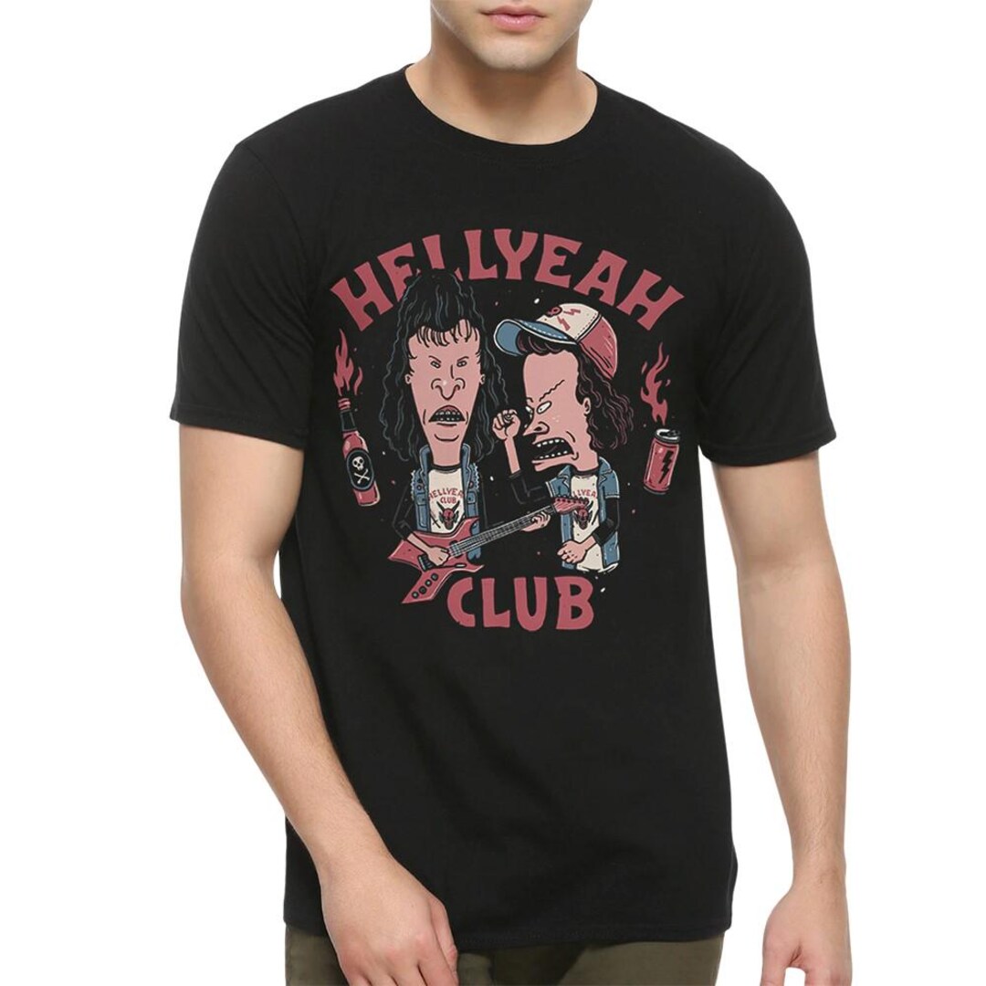 Beavis and Butt-head Hell Yeah Club T-shirt, Men's and Women's Sizes ...