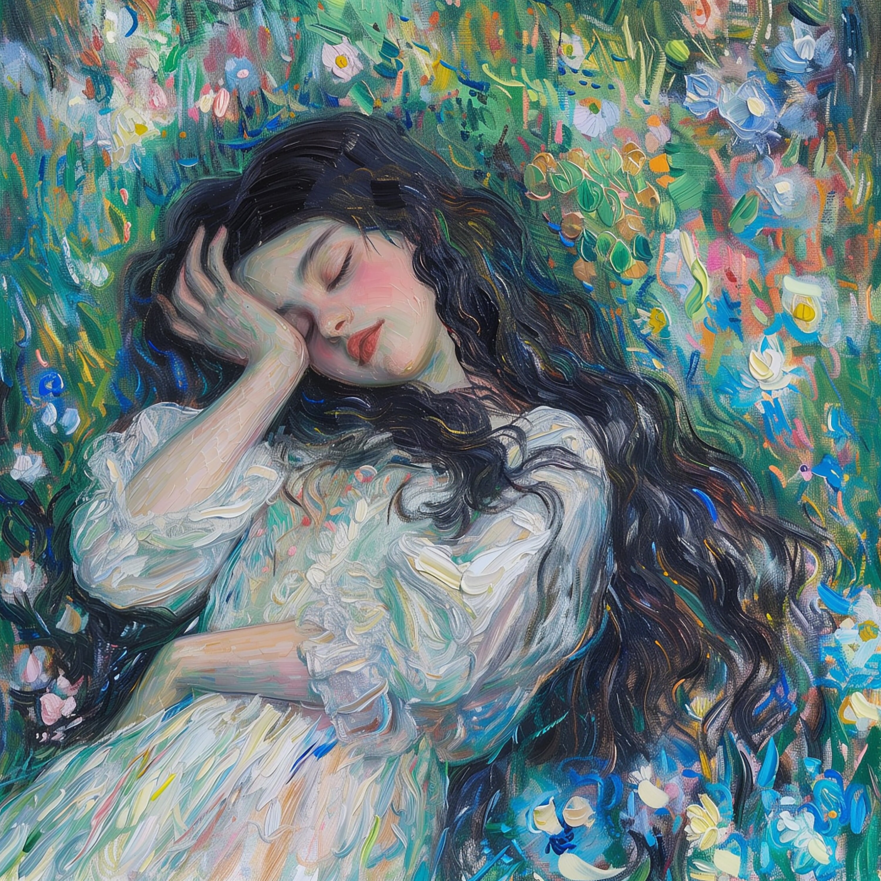Monet Style Painting Printable - Etsy