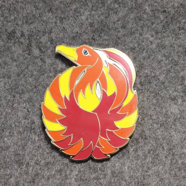 Phoenix Pin - Etsy