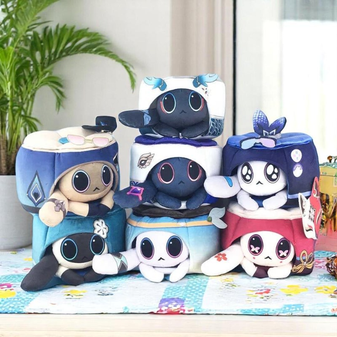 Game Cartoon Honkai Star Rail Cute Cat Cake Glutinous Rice Ball Cosplay ...