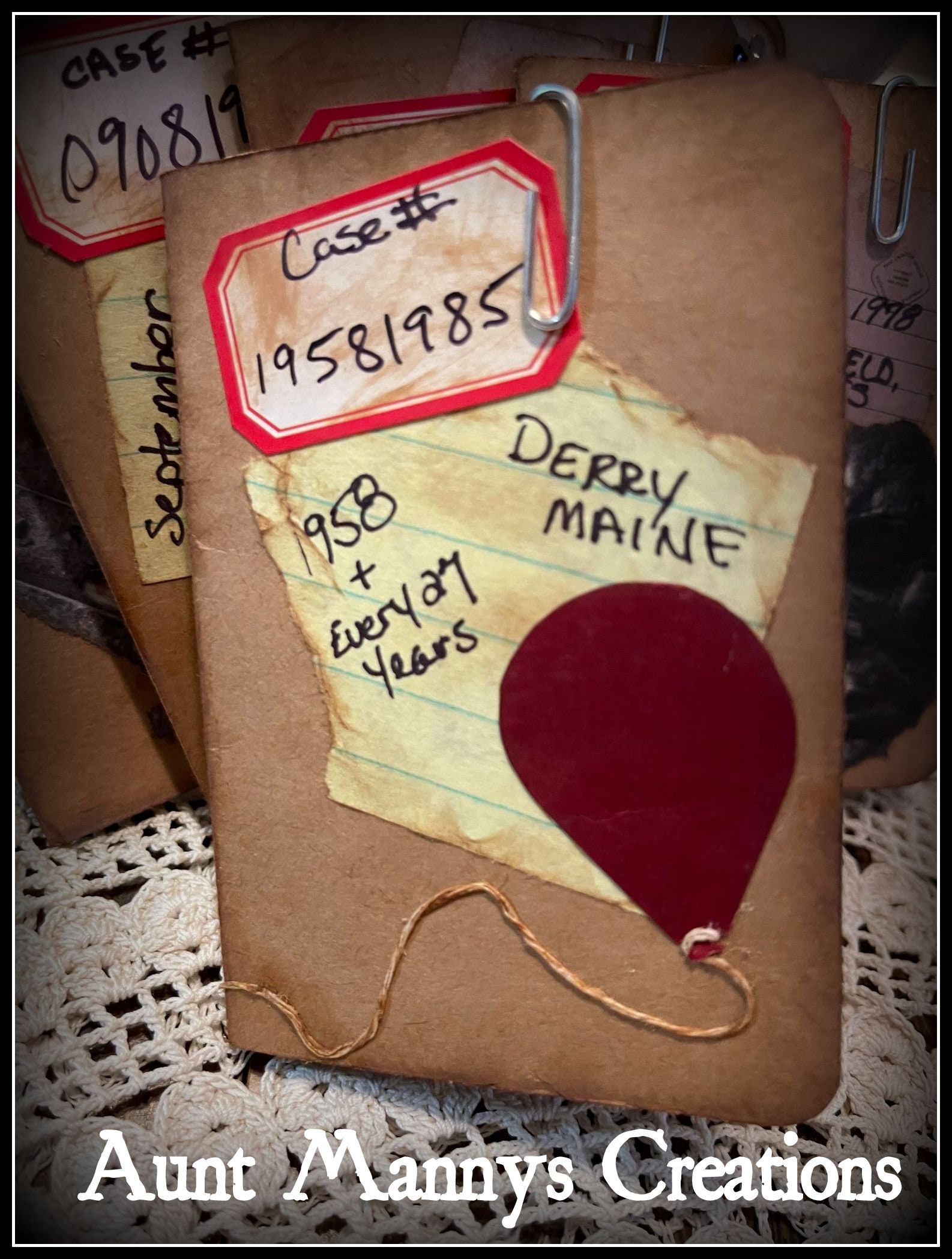 Vintage Style Criminal Case Files Horror Movie Files for Junk - Etsy