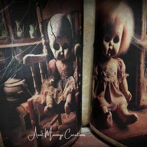 Vintage Style Creepy Doll Writing Journal Lights Up 400 Pages - Etsy