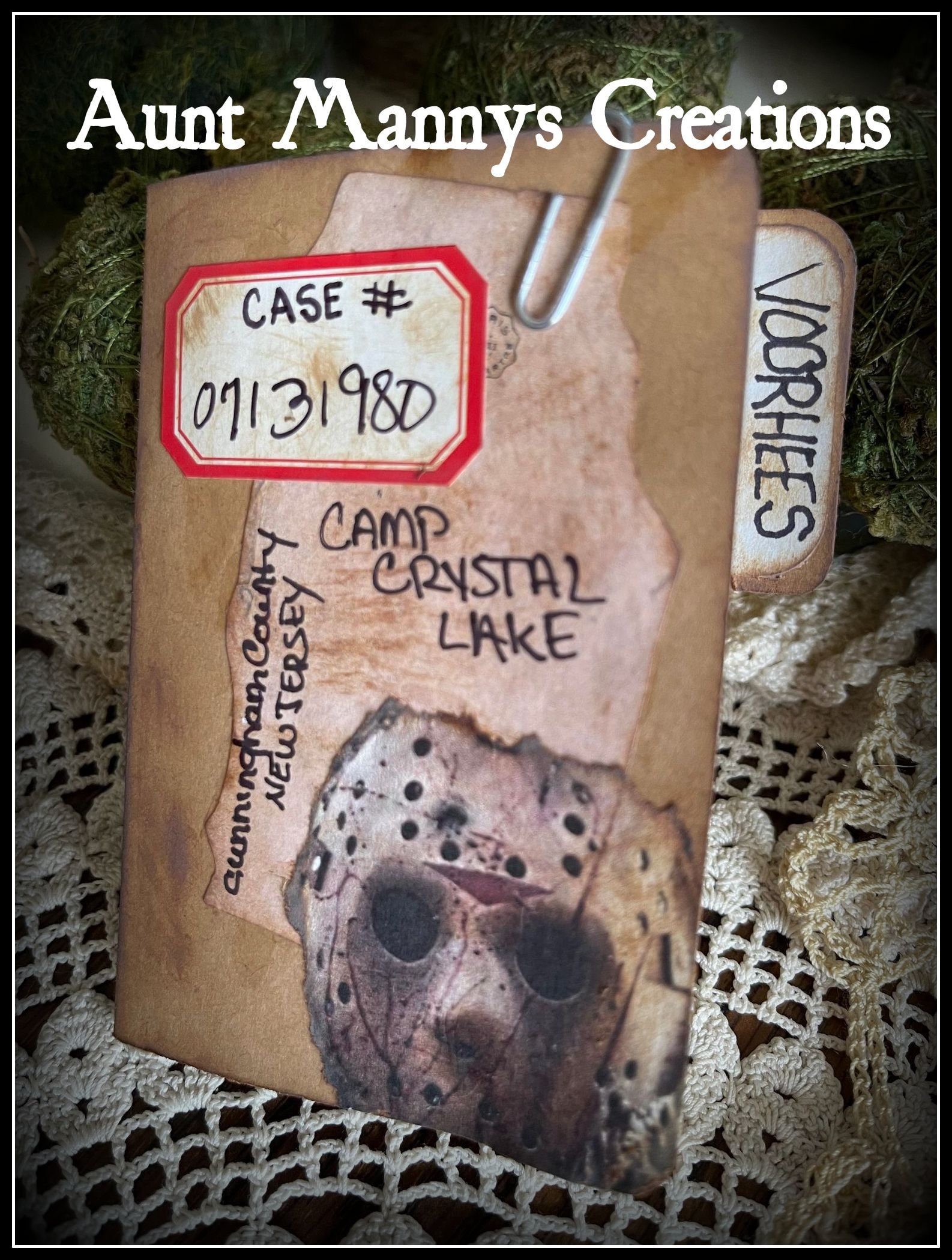 Vintage Style Criminal Case Files Horror Movie Files for Junk - Etsy