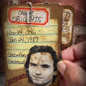 Vintage Style Criminal Case Files Serial Killer Files for Junk Journal ...