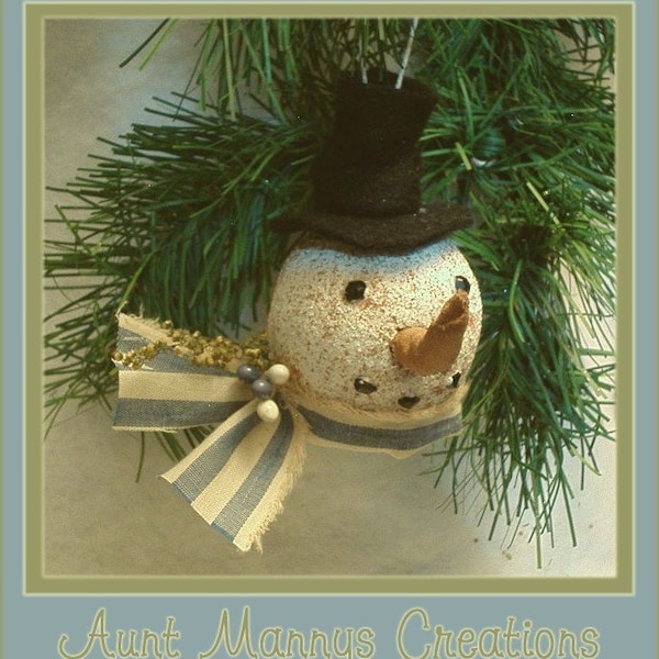 Primitive Snowman Patterns - Etsy