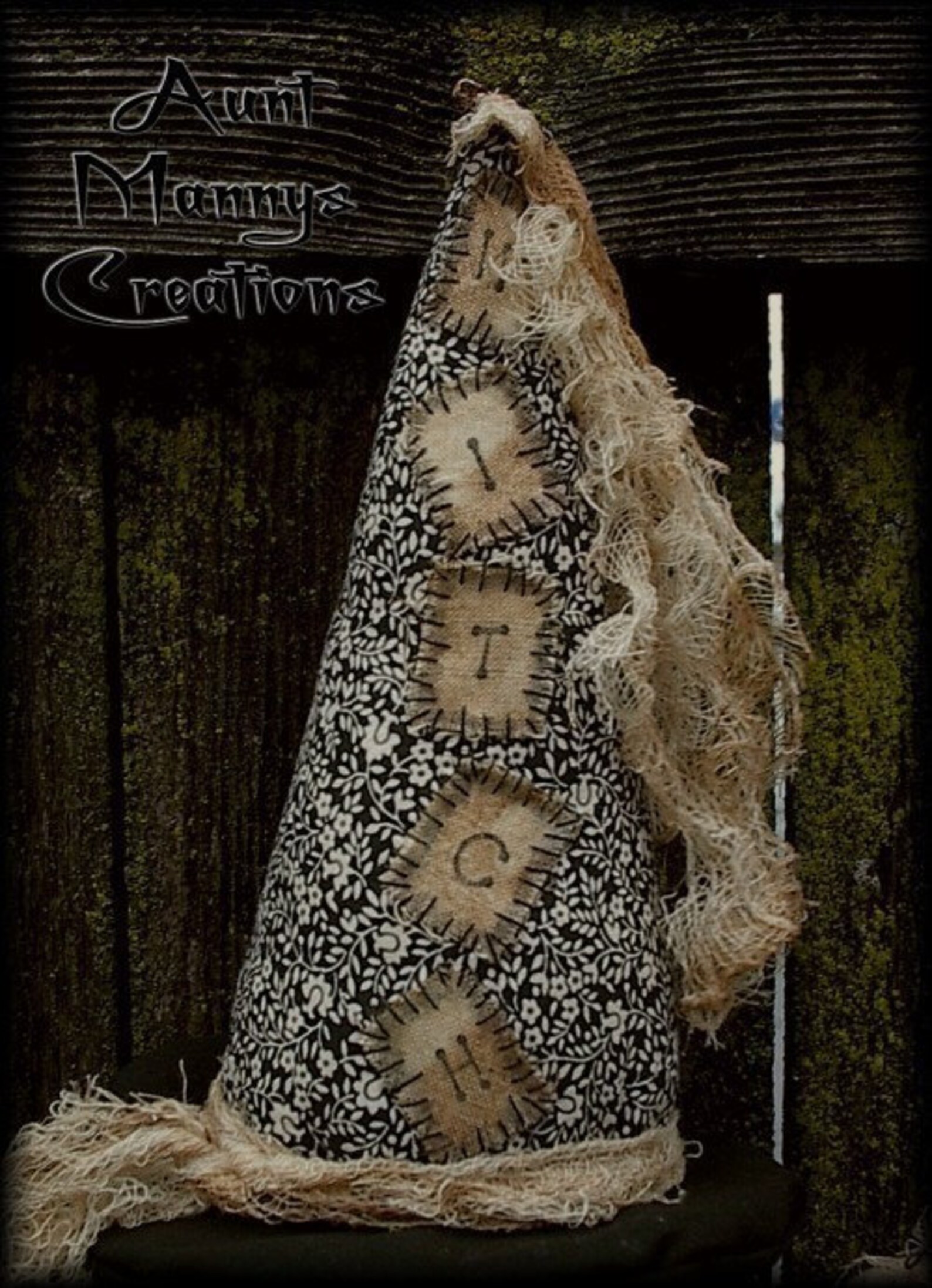 Primitive Halloween Witch Doll Pattern With Potion Bottles and - Etsy