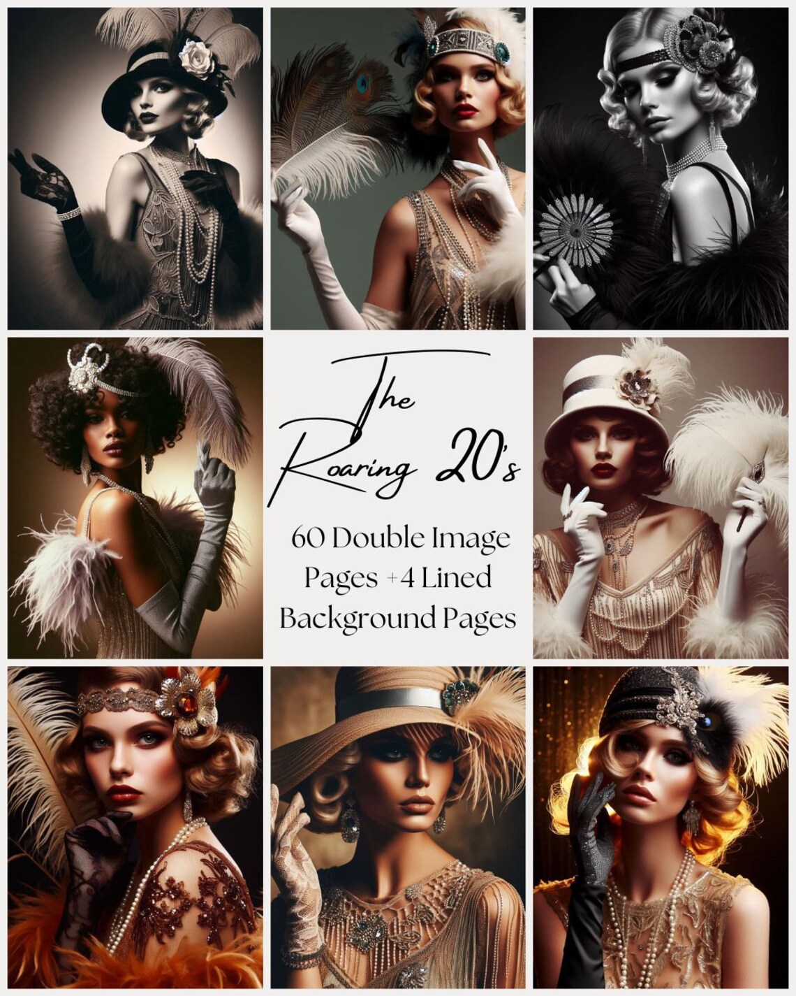 Aunt Mannys Roaring 20's Printable Journal Pages! With 4 Lined ...