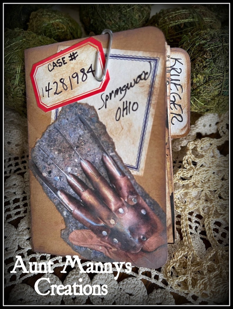 Vintage Style Criminal Case Files Horror Movie Files for Junk - Etsy