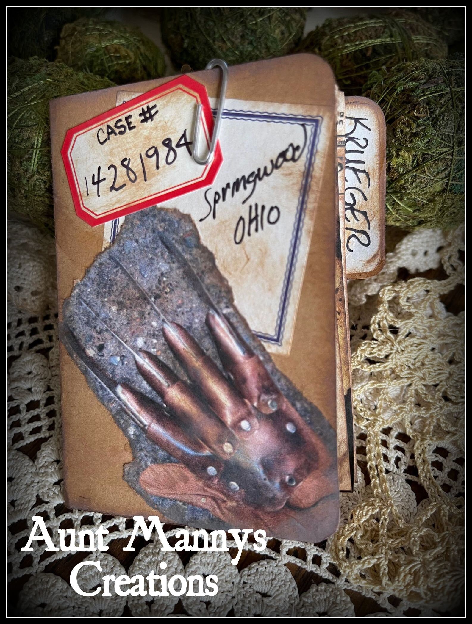 Vintage Style Criminal Case Files Horror Movie Files for Junk - Etsy