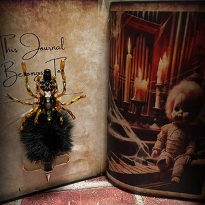 Vintage Style Creepy Doll Writing Journal Lights Up 400 Pages - Etsy