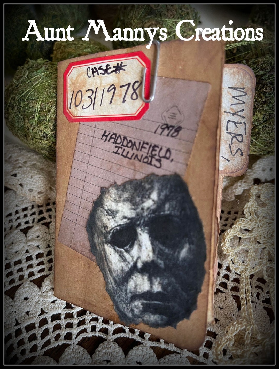 Vintage Style Criminal Case Files Horror Movie Files for Junk Journal ...