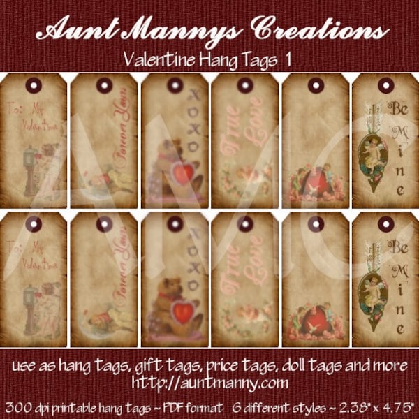 Primitive Tags - Etsy