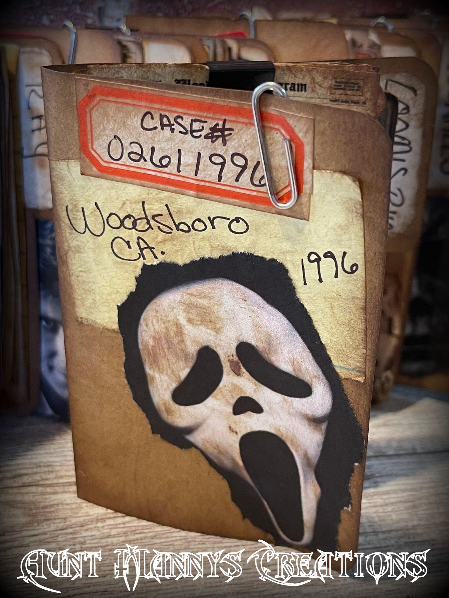 Vintage Style Criminal Case Files Horror Movie Files for Junk - Etsy