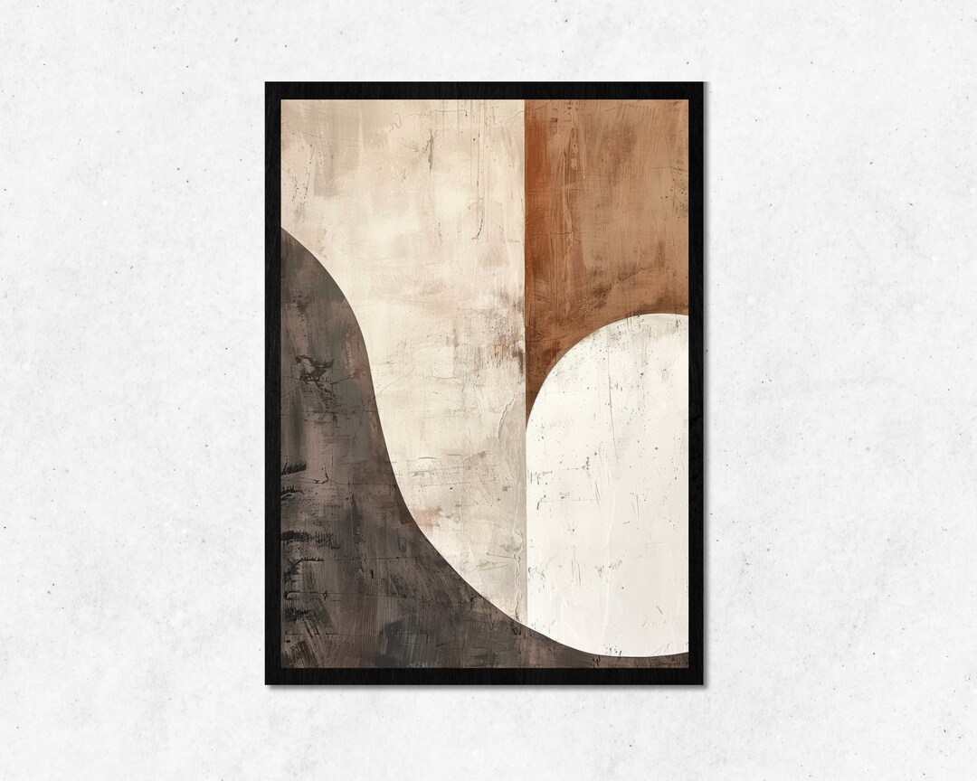 Neutral Line Boho Design Digital Wall Art L Printable Modern Minimalist ...