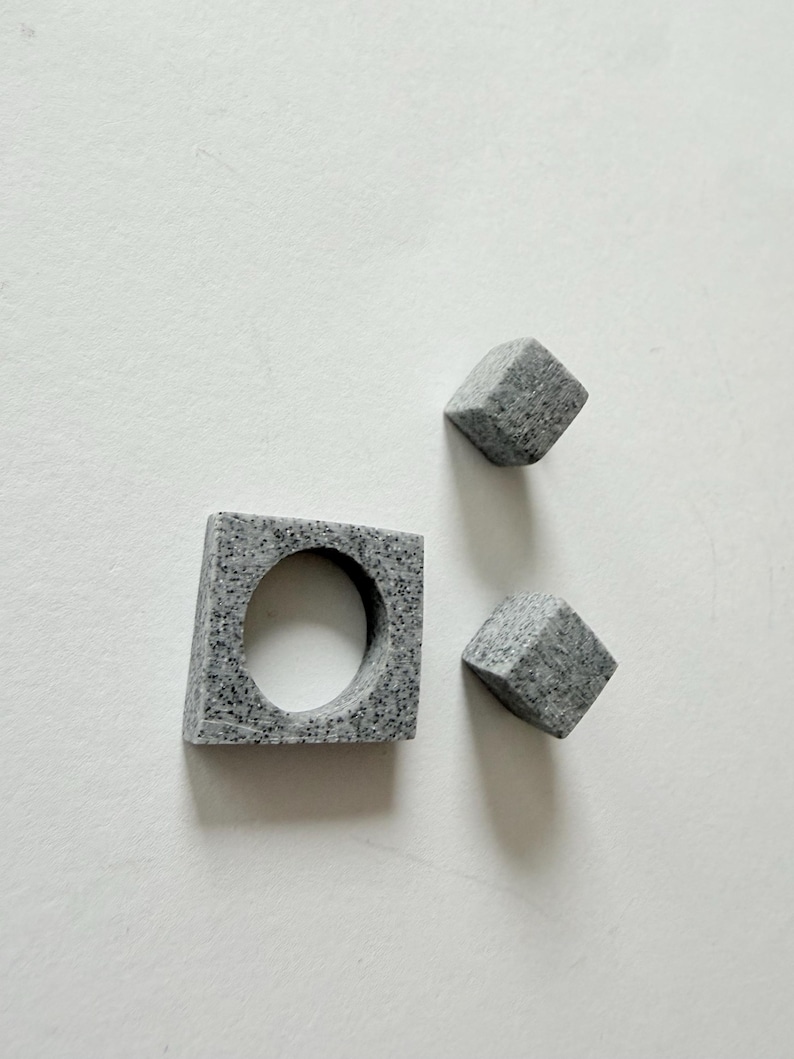 Set | Architecture Collection | Grey Cube - Etsy