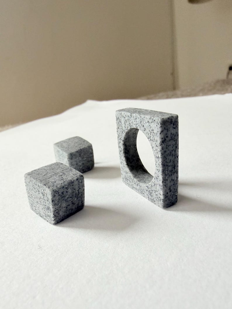 Set | Architecture Collection | Grey Cube - Etsy