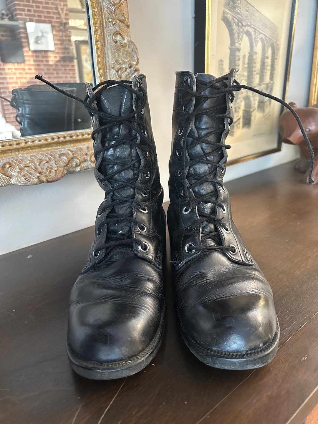 Vintage Army Combat Boots 1969 Vietnam Era by Genesco. Men's 8R. - Etsy