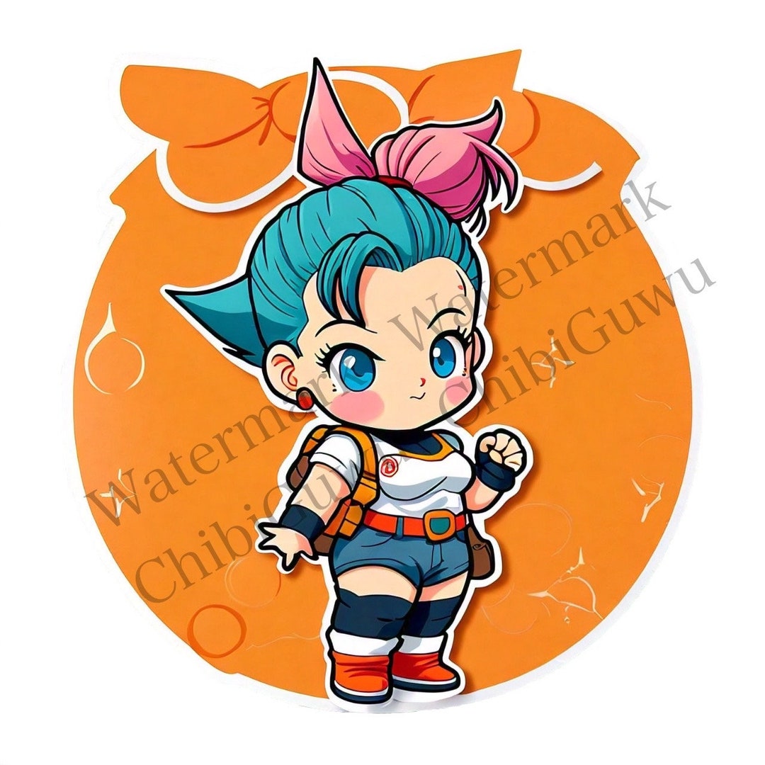 Custom Chibi Bulma Sticker - Etsy