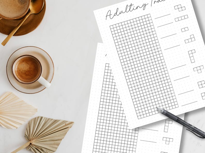 Adulting Tracker, Adultris Tracker, Monthly Tetris Habit Tracker, Adult ...