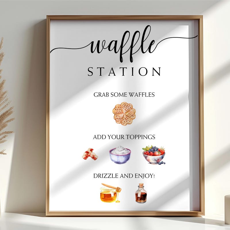 Wedding Waffle Bar - Etsy