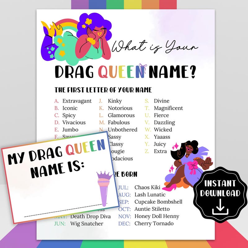 Drag Queen - Etsy