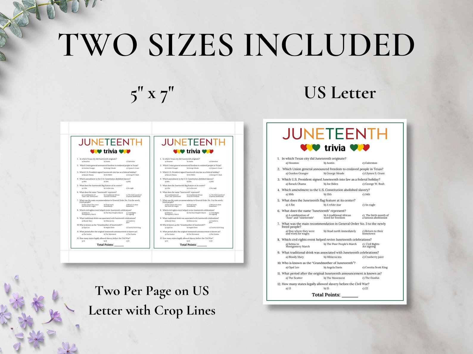 Juneteenth Trivia Game, Juneteenth Games Printable, Juneteenth ...