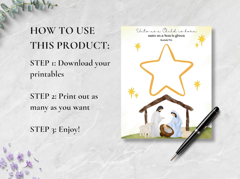 Nativity Fingerprint Craft, Nativity Scene Handprint Art, Christian ...