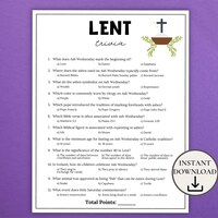 Lent Games Bundle | Lenten Games | Lent Activities | Lent Church Games ...