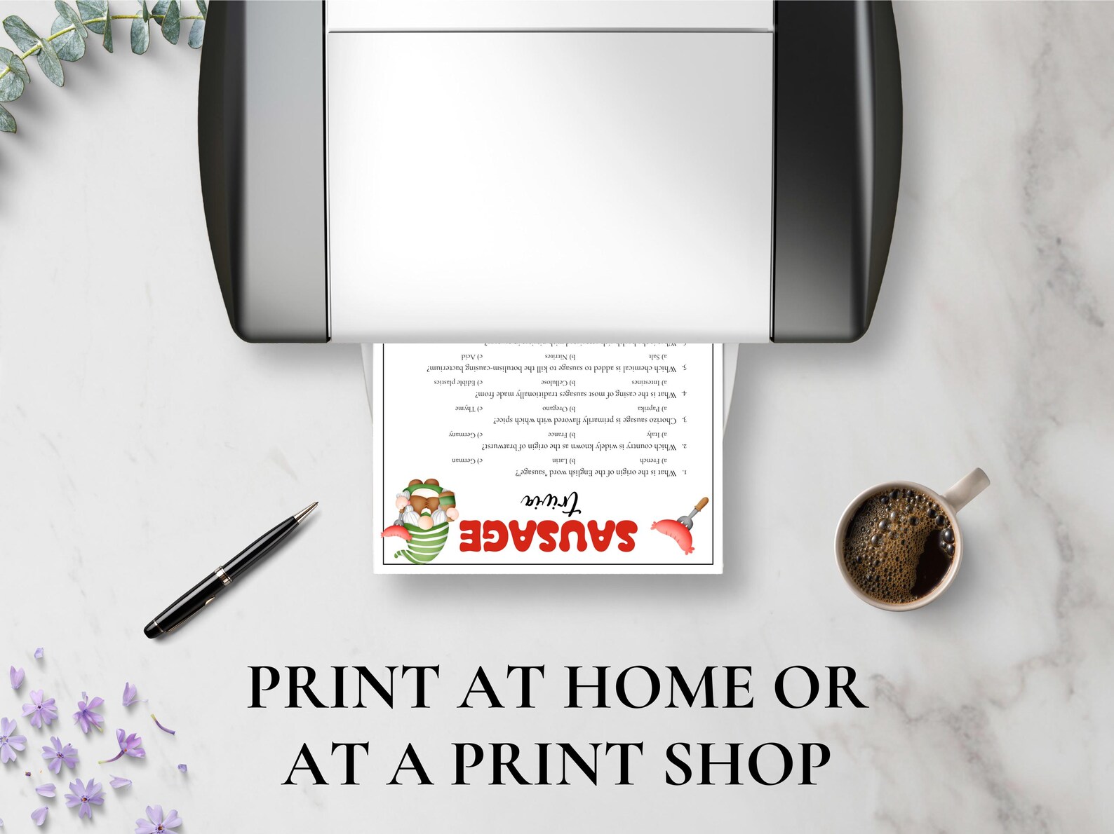 Sausage Trivia Game, Oktoberfest Party Game for Kids & Adults, German ...