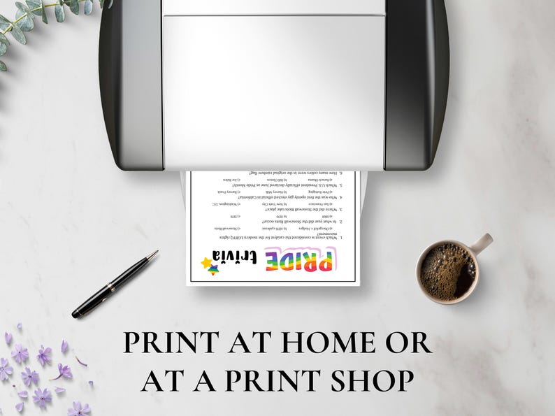 Pride Month Trivia Game, Pride Games for Work, Pride Party Ideas, Gay ...