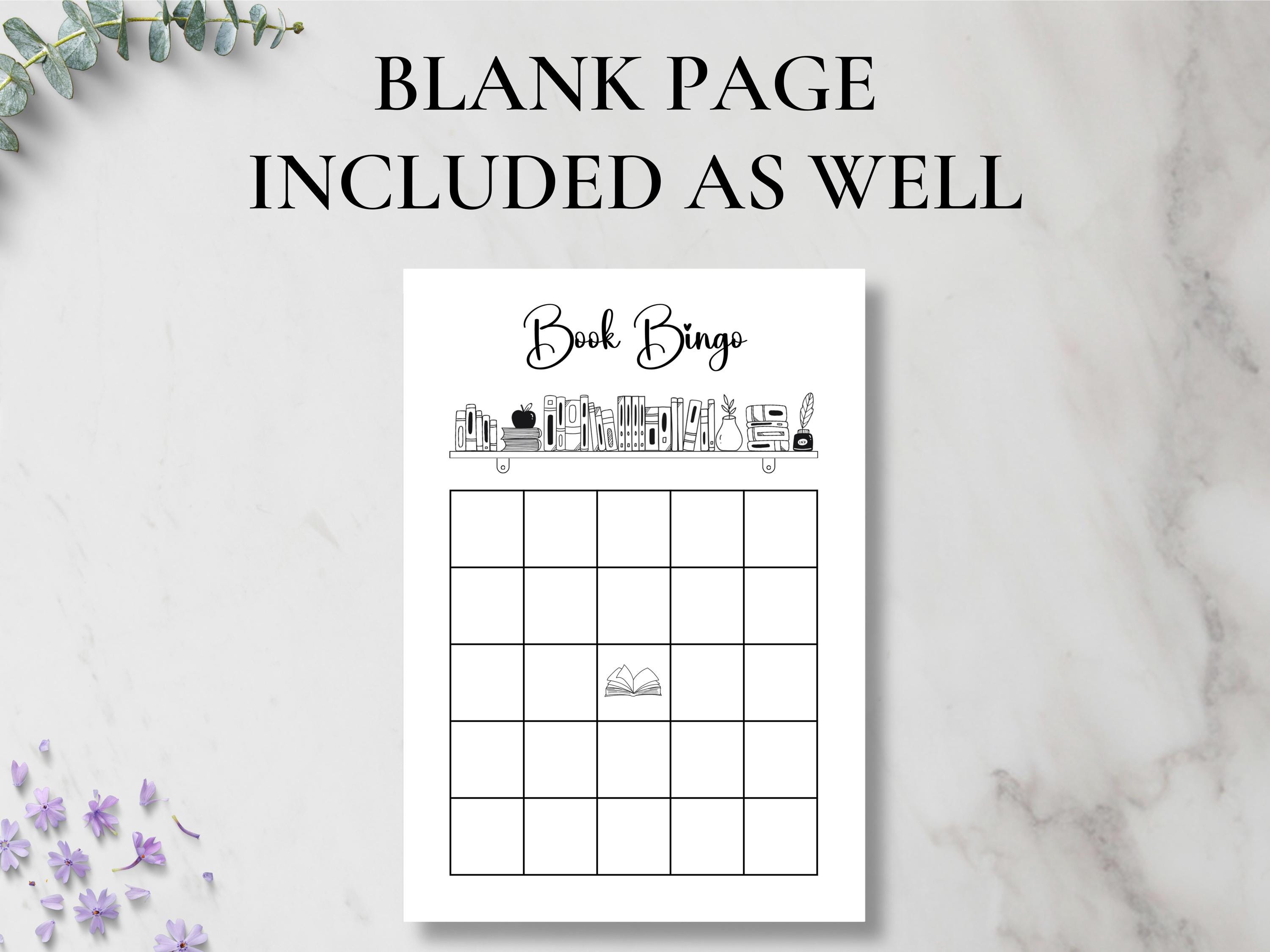 Book Bingo Game, 10 Book Bingo Cards for Book Challenge, Book Bingo ...