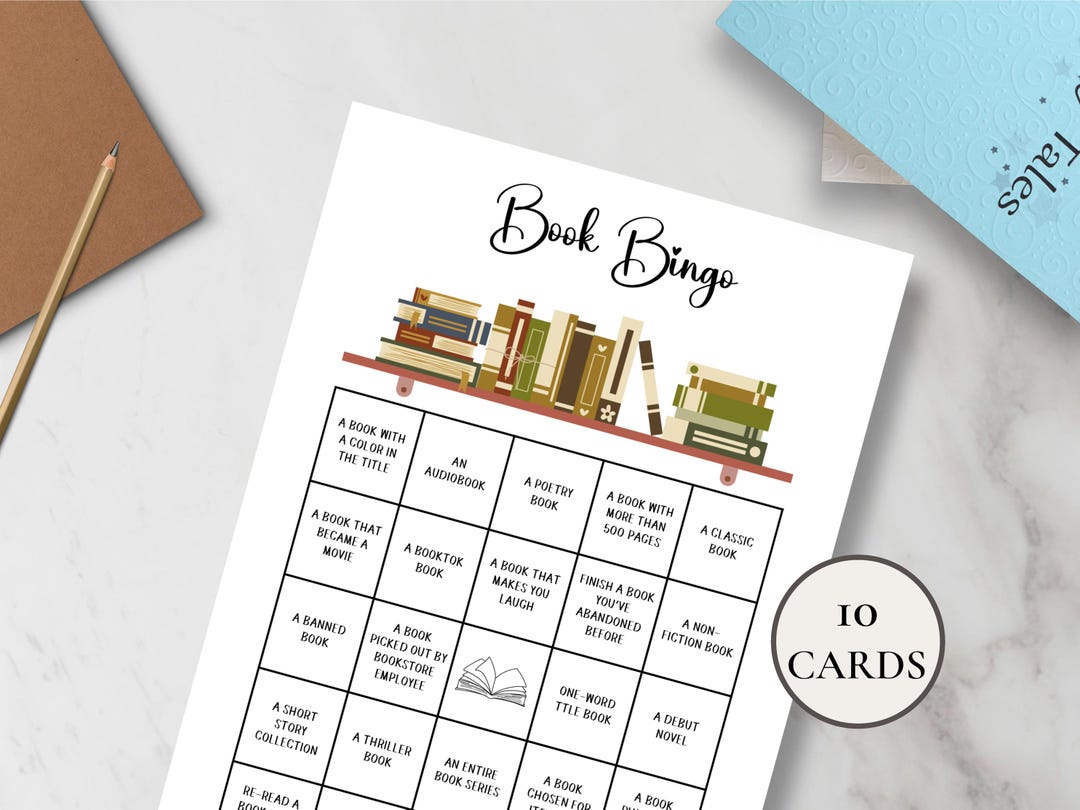 Book Bingo Game, Book Bingo Reading Challenge, Book Club Activities ...