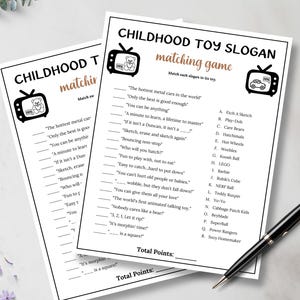 Childhood Toy Slogan Trivia Game, TV Ads Commercial Slogan Trivia Game ...